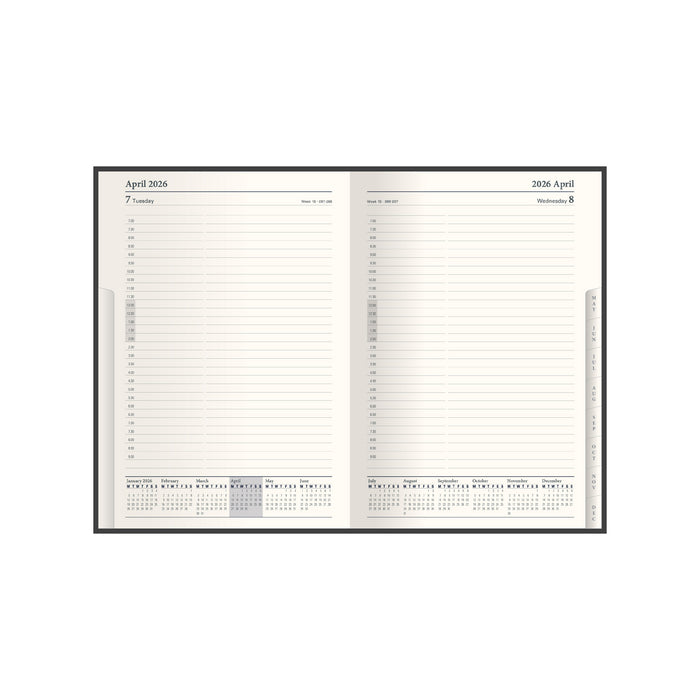 Classic - Compact - Week-To-View - Diary - 2026 - Calendar-Year-Planner ...