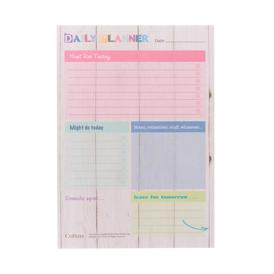 DPDA5-01 Collins Brighton Planner Pad A5 Daily – Collins Debden UK