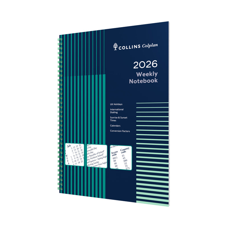Colplan - A4 - Week-To-View - Diary - 2026 - Calendar-Year-Planner ...