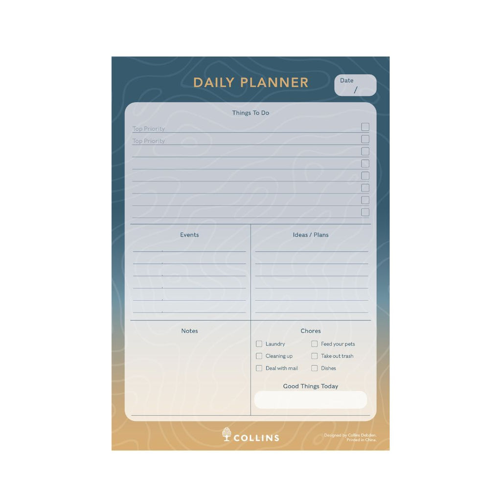 Aura - A5 Daily Planner Pad - Dawn (AR15U1.DW) – Collins Debden UK
