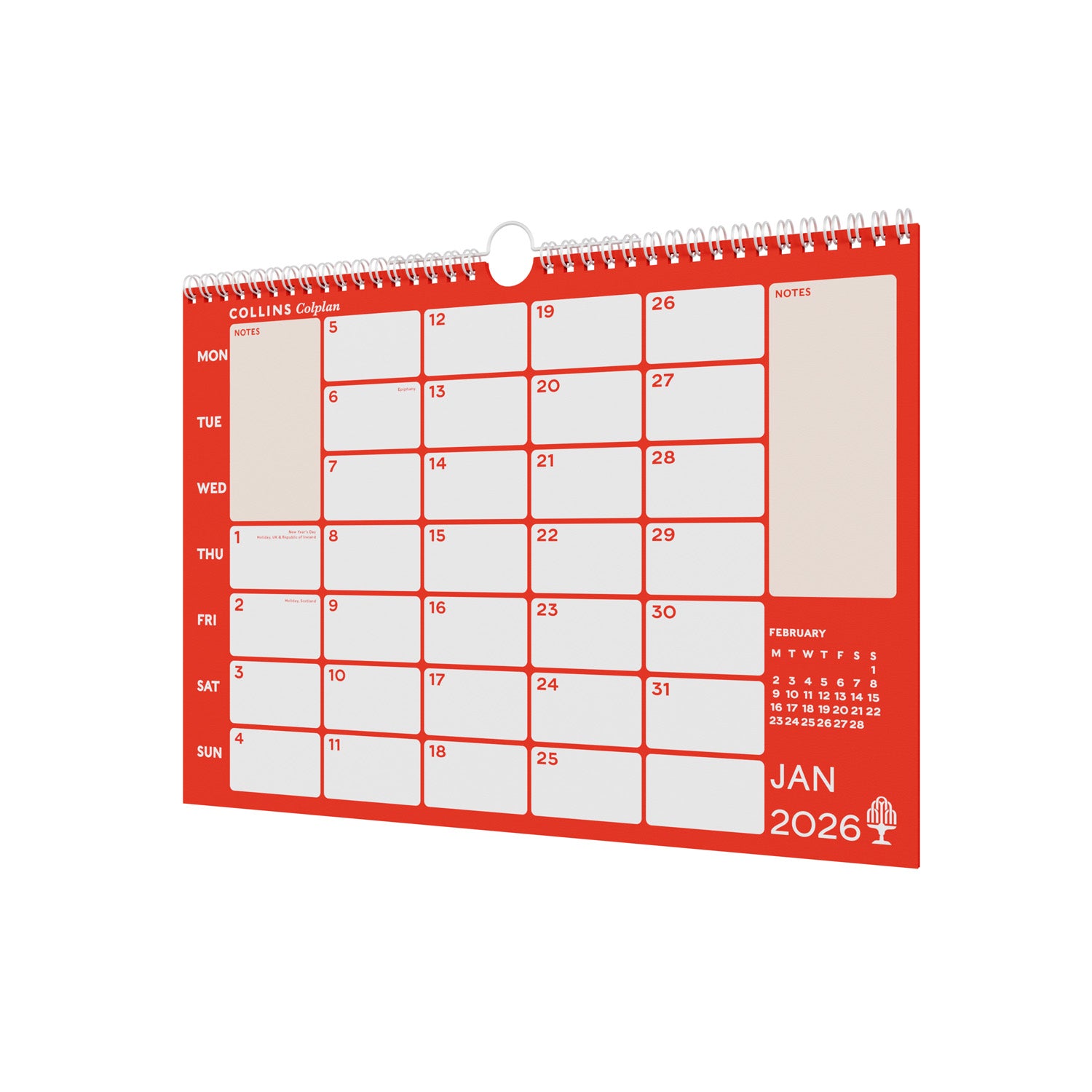 Colplan - A4 - Monthly - Diary - 2026 - Calendar-Year-Planner – Collins ...
