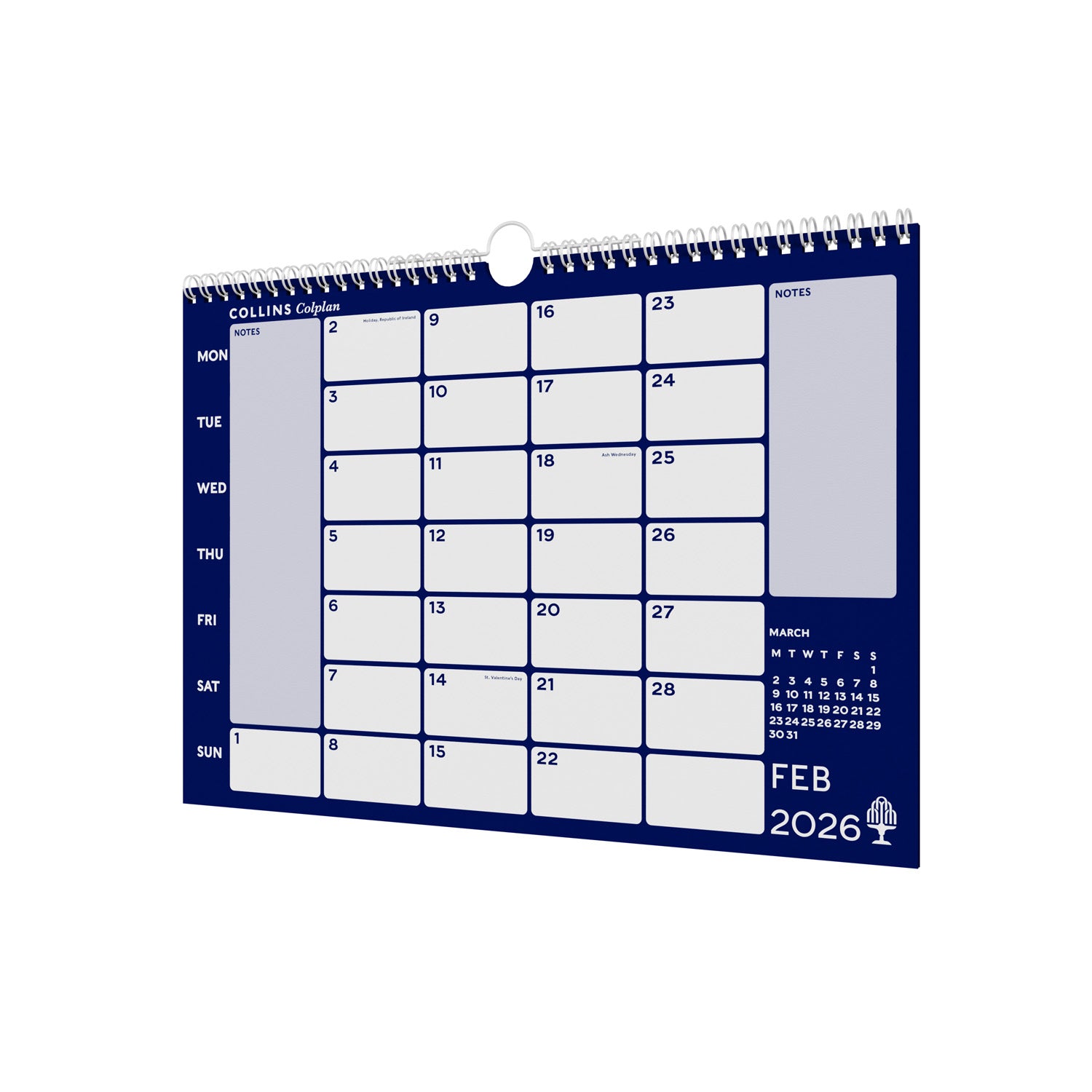 Colplan - A4 - Monthly - Diary - 2026 - Calendar-Year-Planner – Collins ...