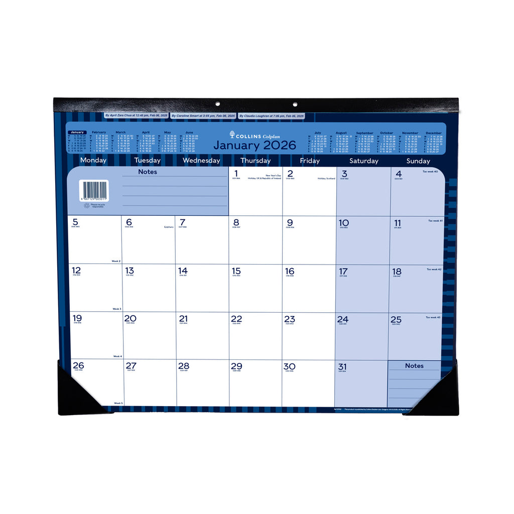 Colplan - A2 - Monthly - Diary - 2026 - Calendar-Year-Planner – Collins ...
