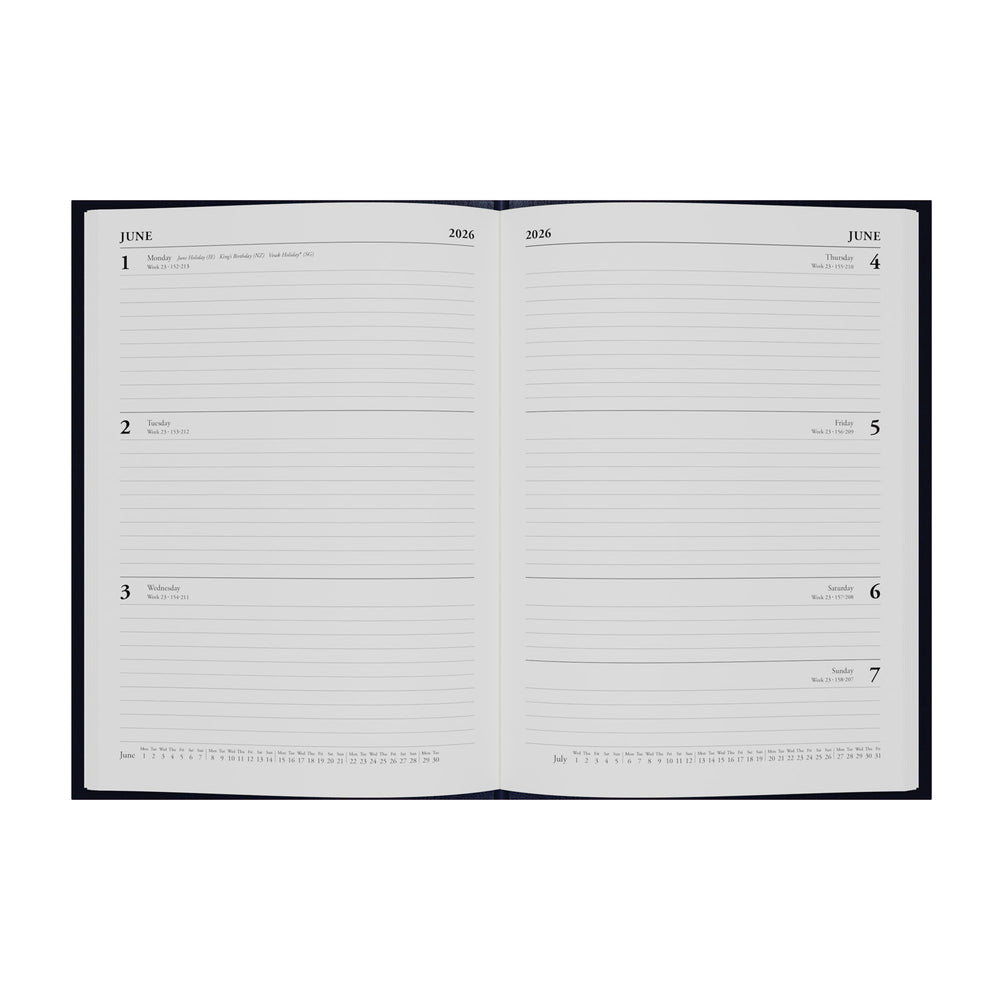 Essential - A5 Week-to-View Diary - 2026 Calendar Year Planner ...