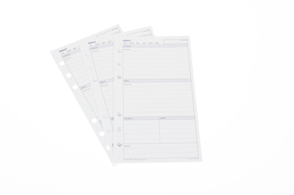 PR2016 - Collins Personal Organiser Weekly Undated Refill Pack ...