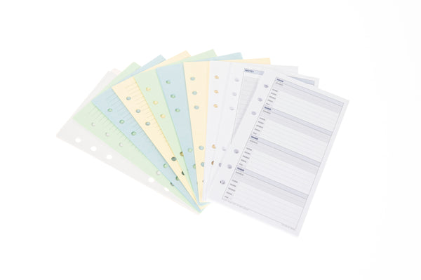 PR2022 - Collins Personal Organiser Assorted Inserts Pack Refill Pack ...